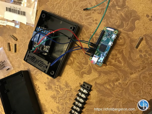 Making a Raspberry Pi Garage Door Opener - Chris Bergerons Tech Blog