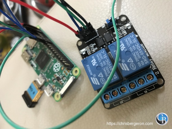 Making a Raspberry Pi Garage Door Opener - Chris Bergerons Tech Blog