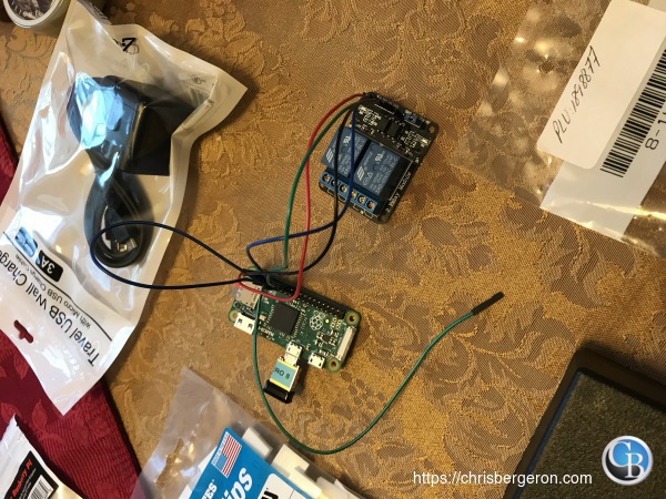 Making a Raspberry Pi Garage Door Opener - Chris Bergerons Tech Blog