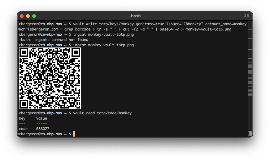 Dynamic SSH ports with Hashicorp Vault TOTP - Chris Bergerons Tech Blog